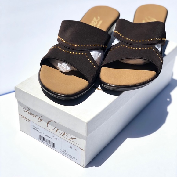 Onex | Shoes | Finest By Onex Stormy Chocolate Brown Sandals | Poshmark